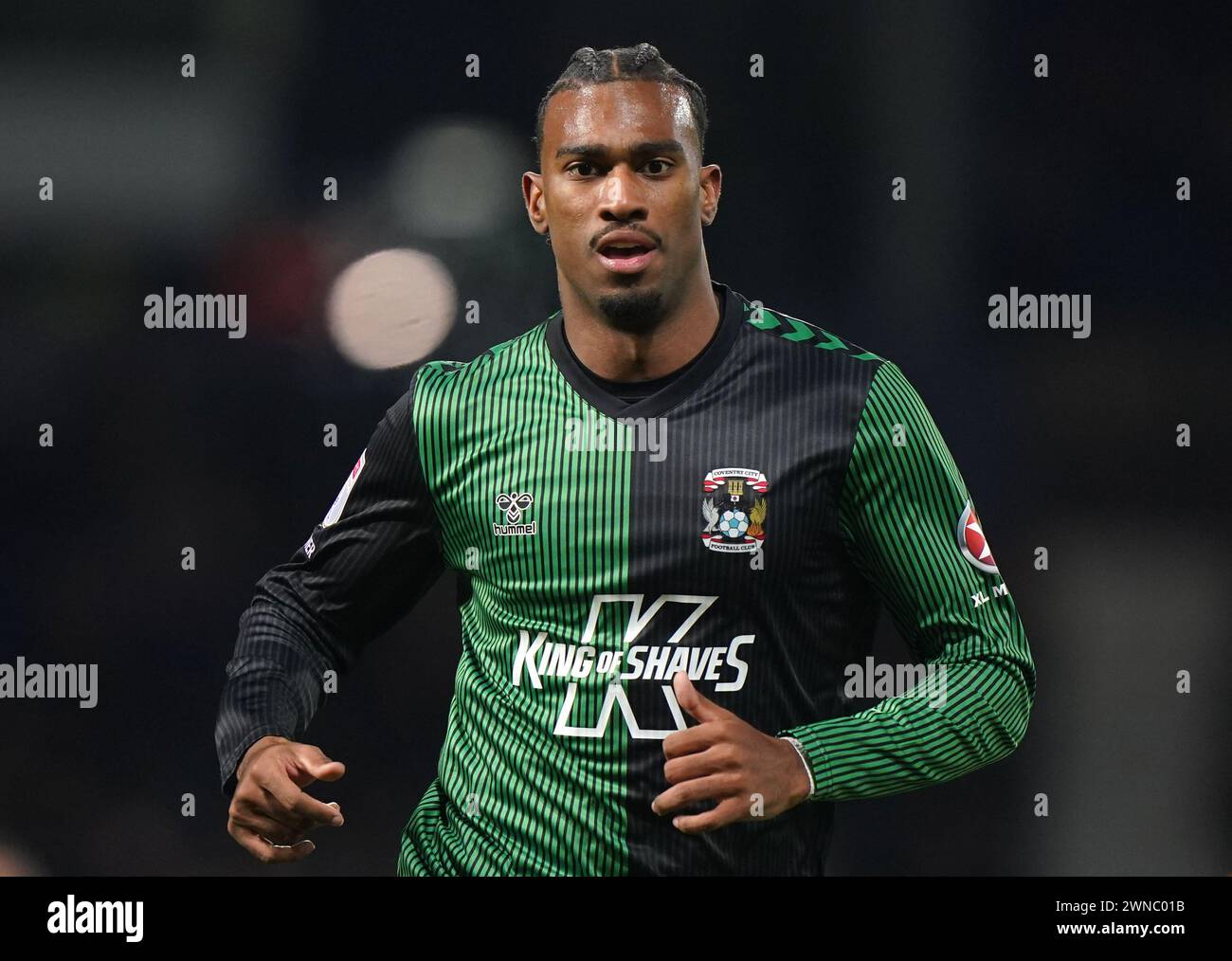 Coventry City's Haji Wright during the Sky Bet Championship match at ...