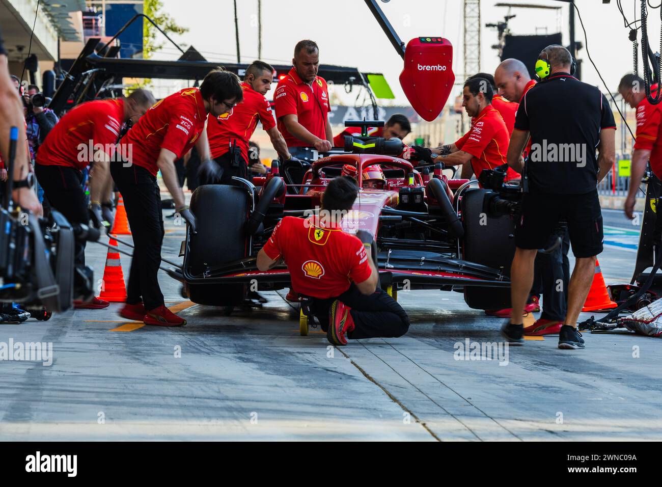 MANAMA, BAHRAIN, Bahrain International Circuit, 1.March.2024: Charles ...