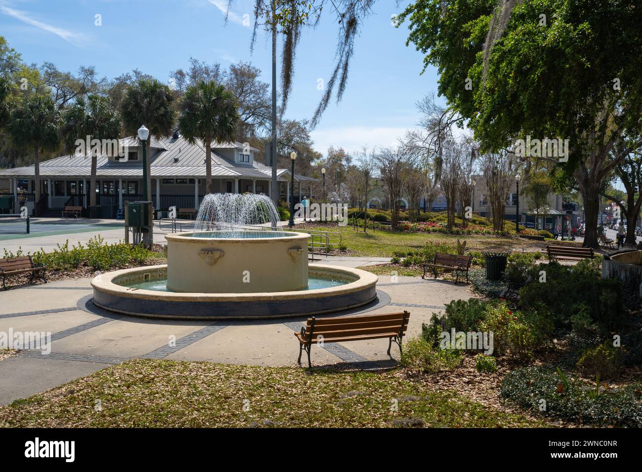 Mount Dora, Florida Donnelly Park downtown Stock Photo - Alamy
