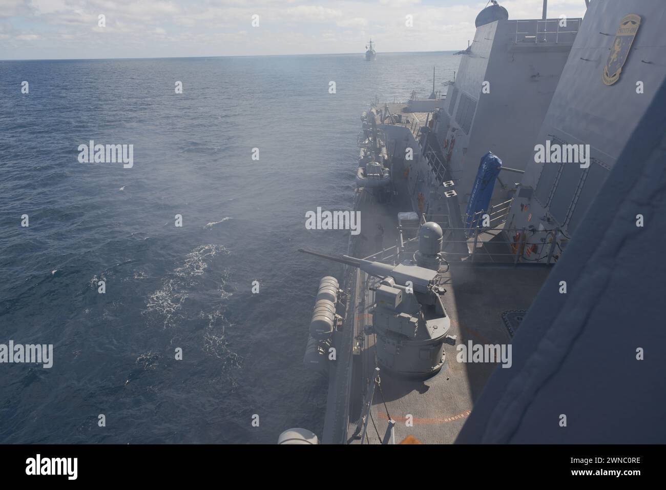 The Arleigh Burke-class guided missile destroyer USS Spruance (DDG 111 ...