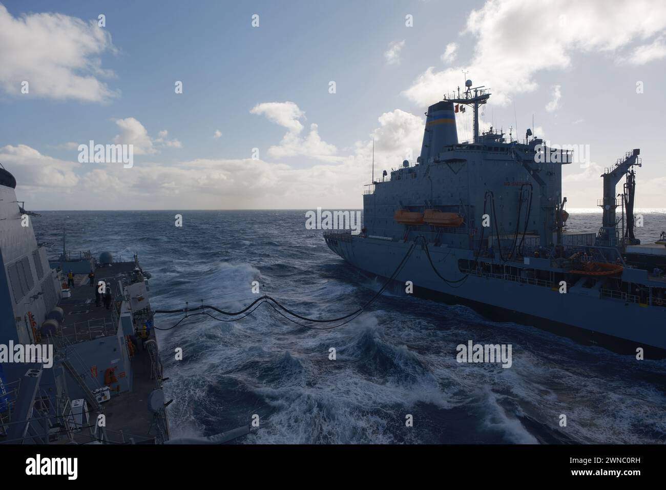 The Arleigh Burke-class guided missile destroyer USS Spruance (DDG 111 ...