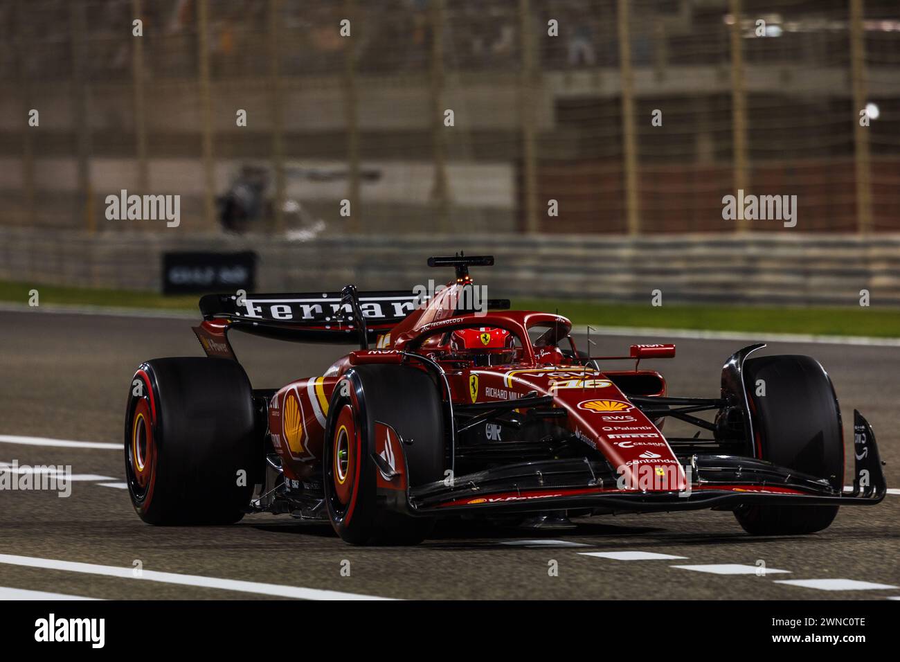 MANAMA, BAHRAIN, Bahrain International Circuit, 1.March.2024: Charles ...