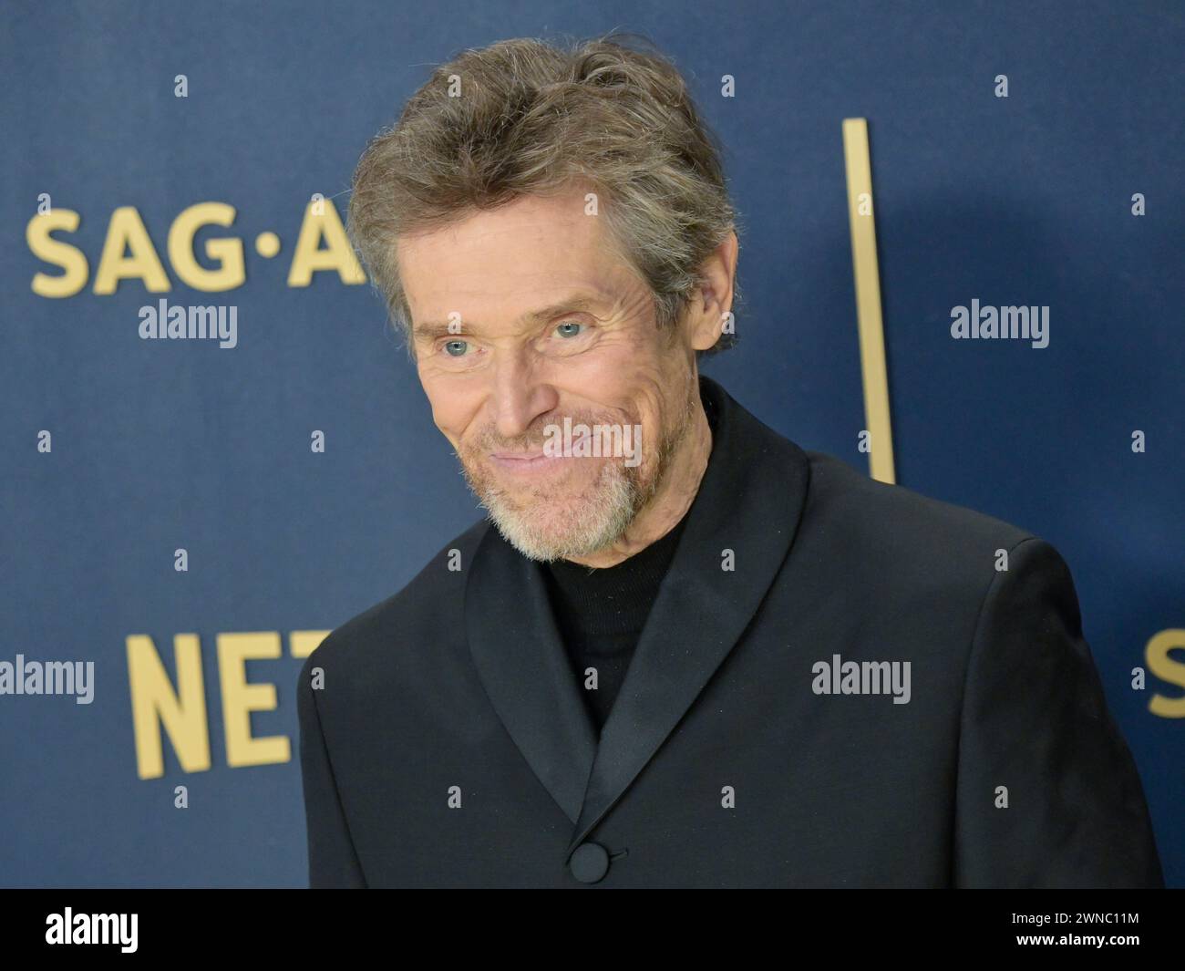 Los ANgeles, California, USA. 24th Feb, 2024. Willem Dafoe. 30th Annual Screen Actors Guild ...