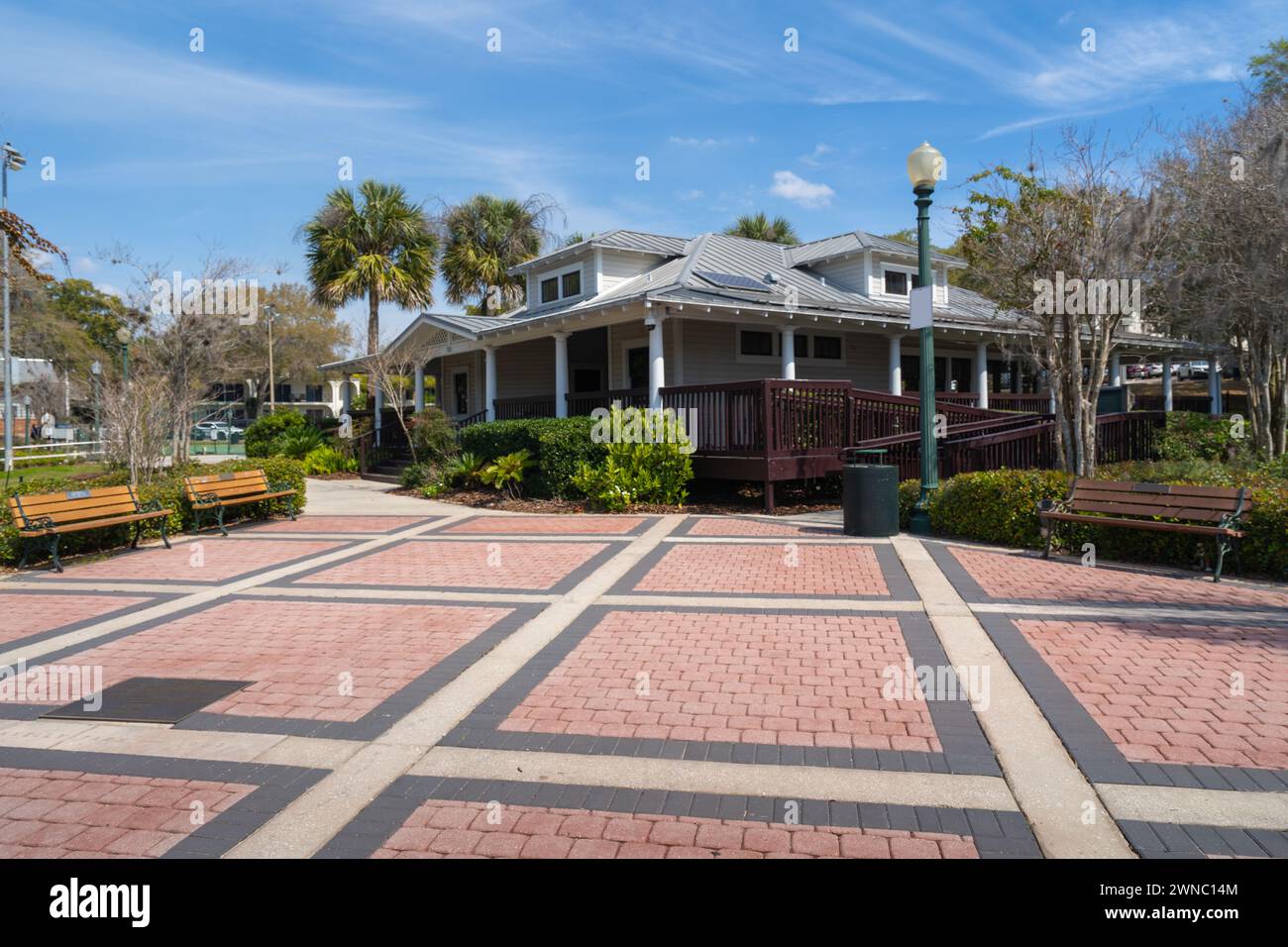 Donnelly Park recreation center in Mount Dora, Florida Stock Photo - Alamy