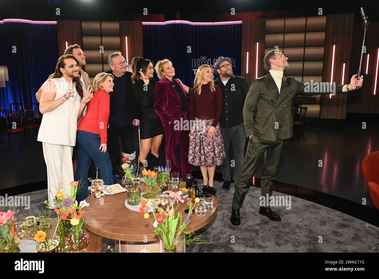 Entertainer Riccardo Simonetti, l-r, Psychologe Leon Windscheid ...