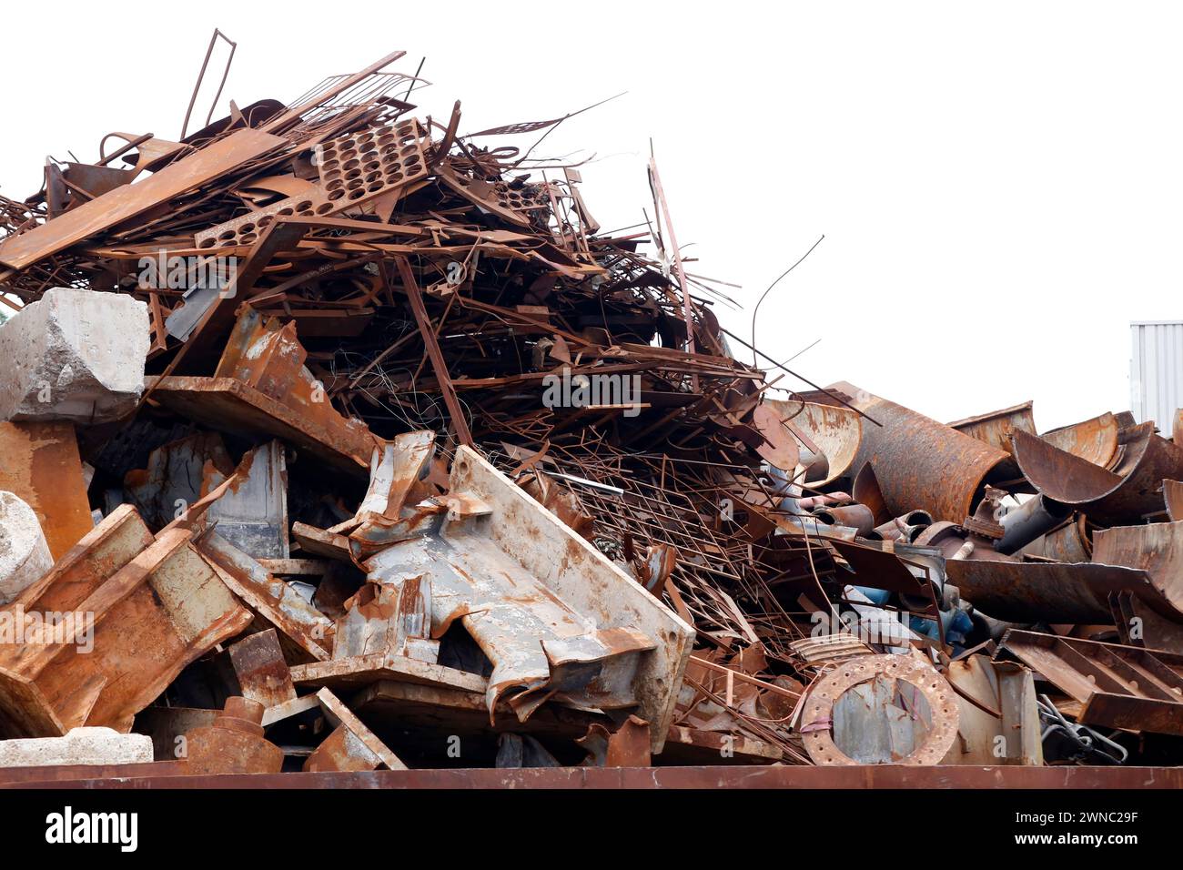 Recycling scrap metals at an industrial plant Stock Photo - Alamy