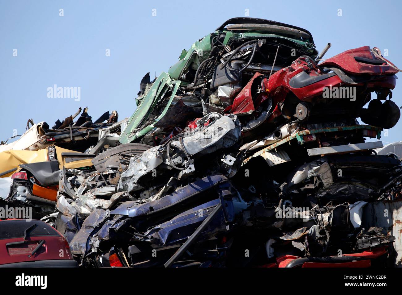 Recycling scrap metals at an industrial plant Stock Photo - Alamy