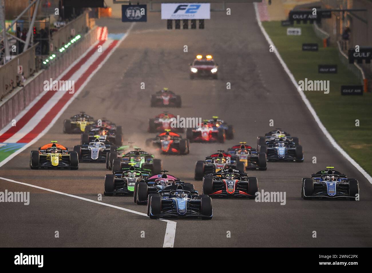 07 CRAWFORD Jak (usa), DAMS Lucas Oil, Dallara F2 2024, action, start ...