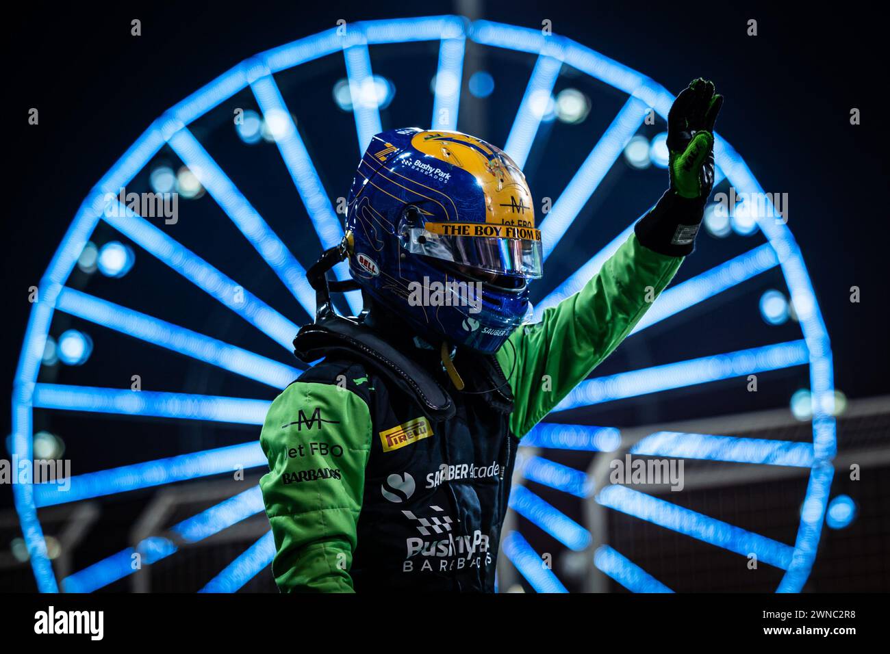 MALONEY Zane (bar), Rodin Motorsport, Dallara F2 2024, portrait ...
