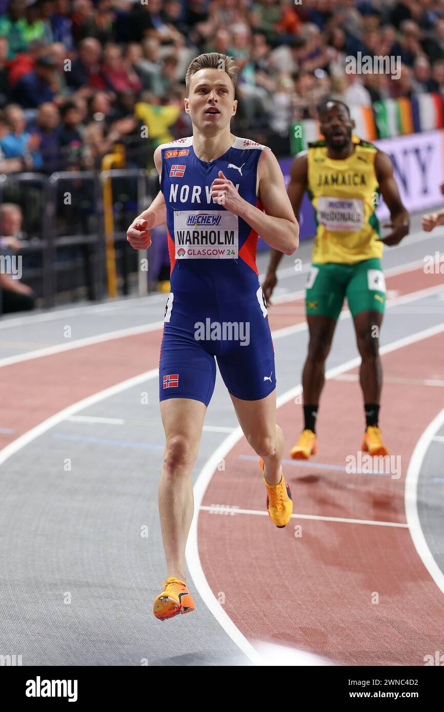 Karsten Warholm (NOR, 400 Metres) wins his semi-final during the 2024 ...