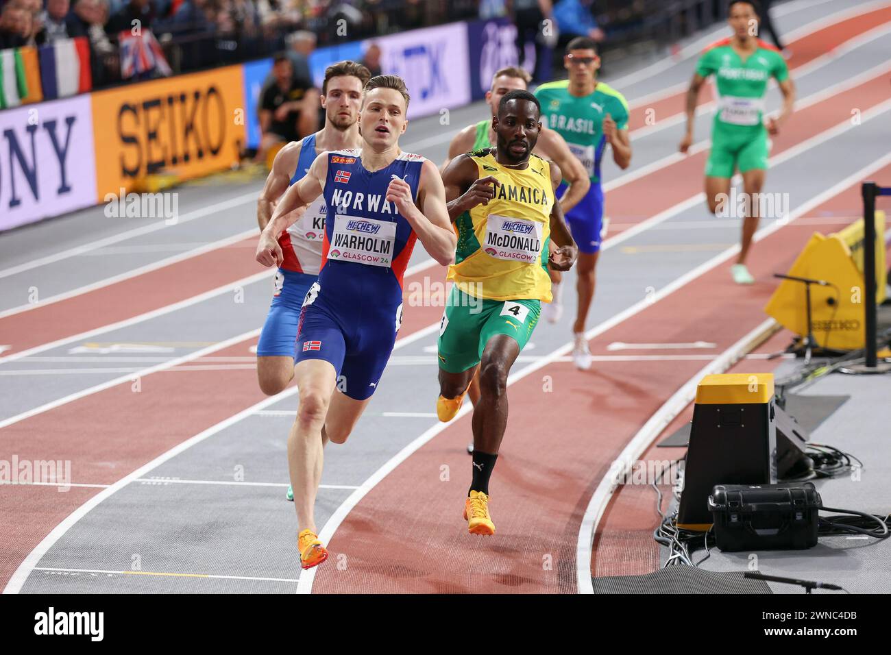 Karsten Warholm (NOR, 400 Metres) wins his semi-final during the 2024 ...