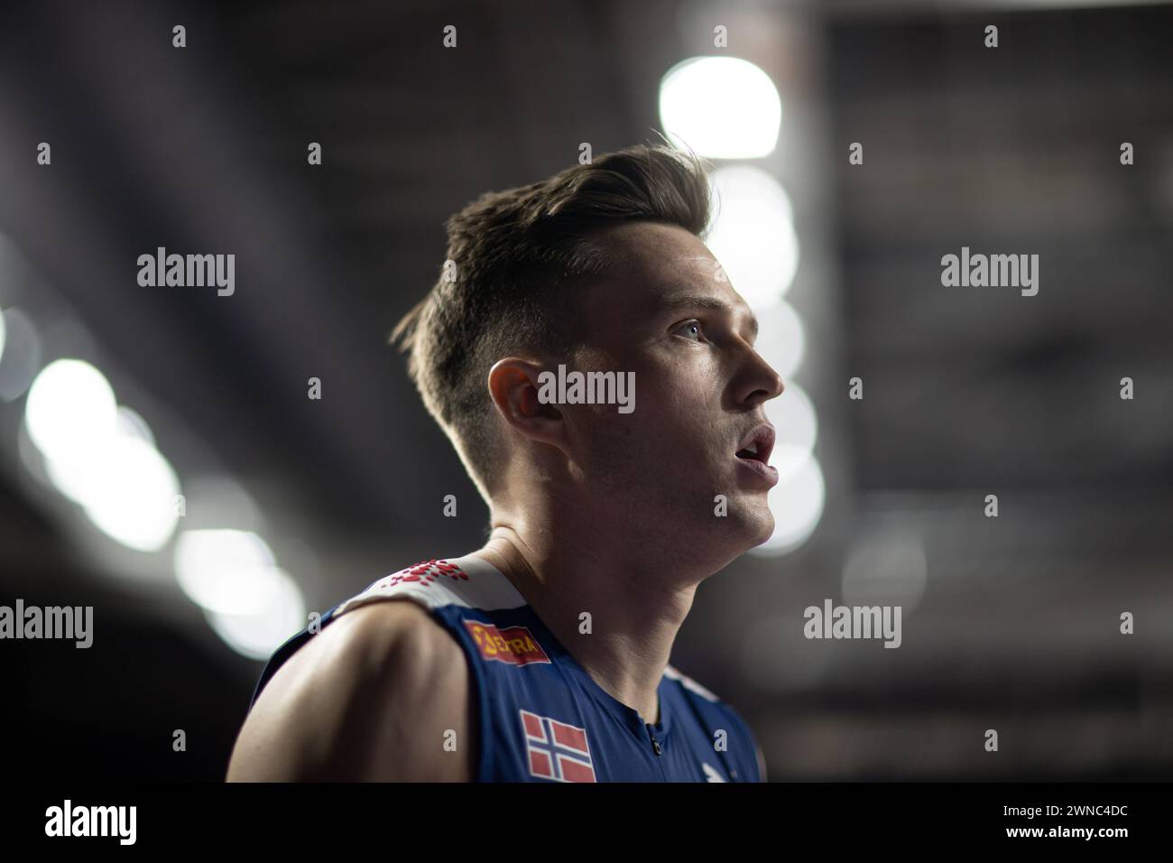 Karsten Warholm (NOR, 400 Metres) before his semi-final during the 2024 ...