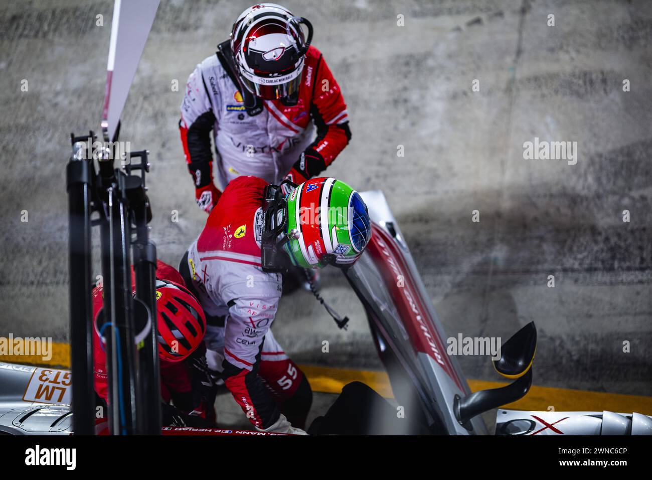 ROVERA Alessio (ita), Vista AF Corse, Ferrari 296 GT3, portrait during ...