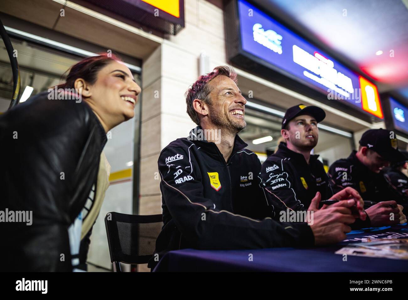 BUTTON Jenson (gbr), Hertz Team Jota, Porsche 963, portrait, autograph ...
