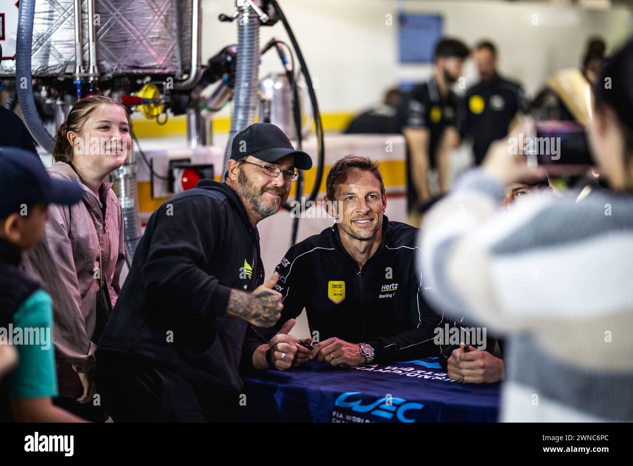 BUTTON Jenson (gbr), Hertz Team Jota, Porsche 963, portrait, autograph ...