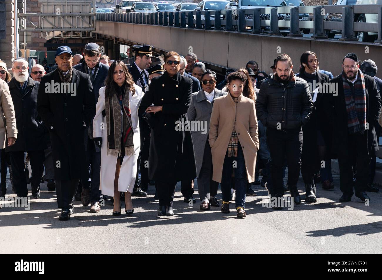 Mayor Eric Adams, Devorah Halberstam, mother of Ari Halberstam and ...