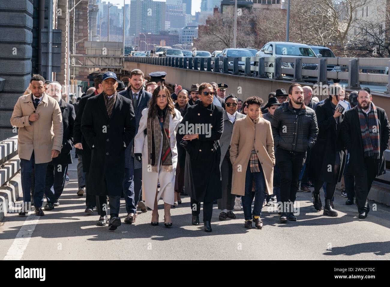 Mayor Eric Adams, Devorah Halberstam, mother of Ari Halberstam and ...