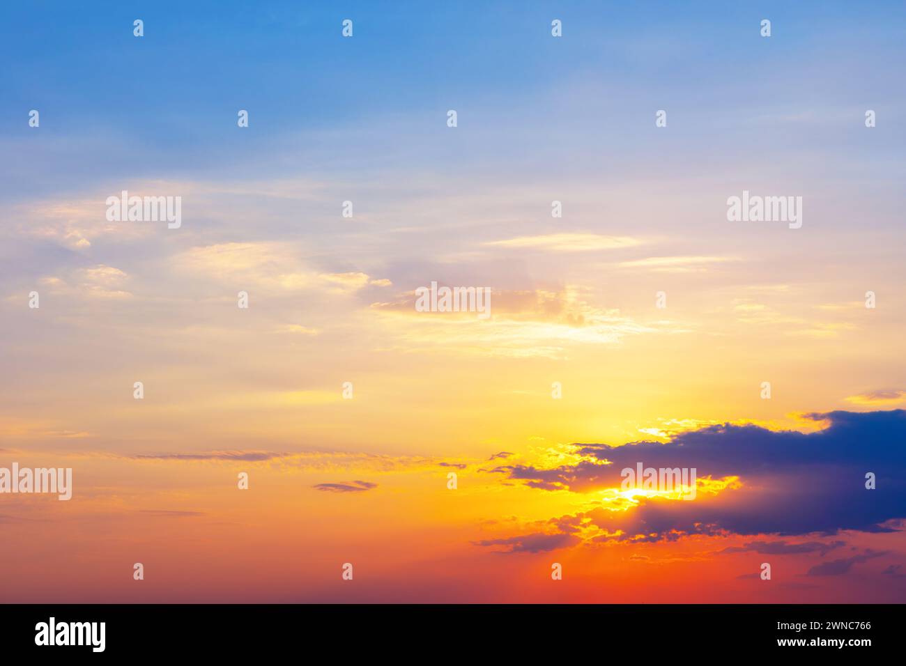 Beautiful sky with cloud at sunset background. Sky with clouds weather ...