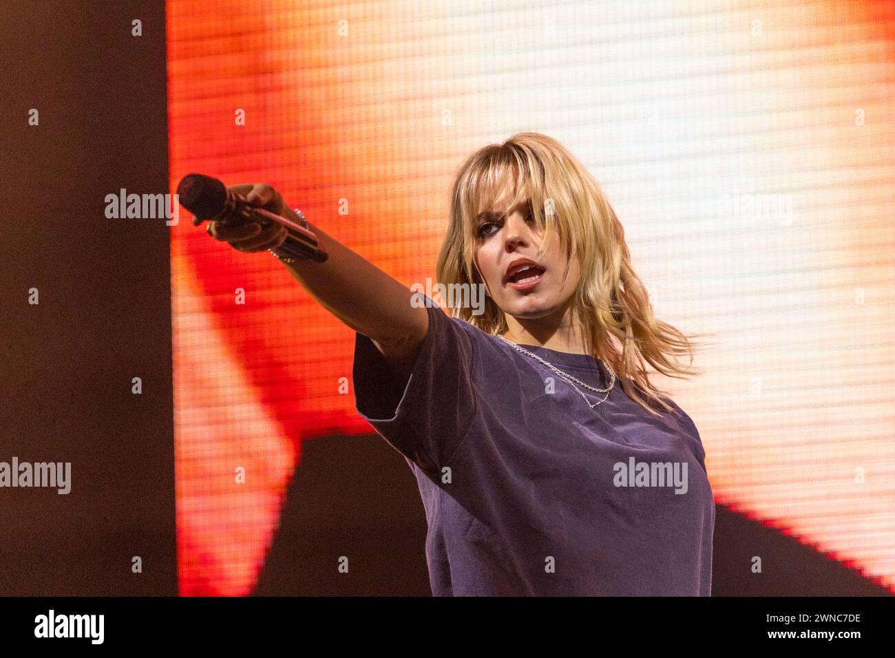 London, UK. March 1st, 2024. American singer Renee Rapp performs at the ...