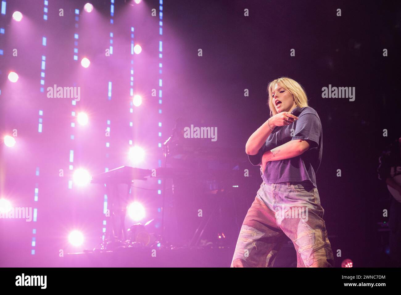 London, UK. March 1st, 2024. American singer Renee Rapp performs at the ...