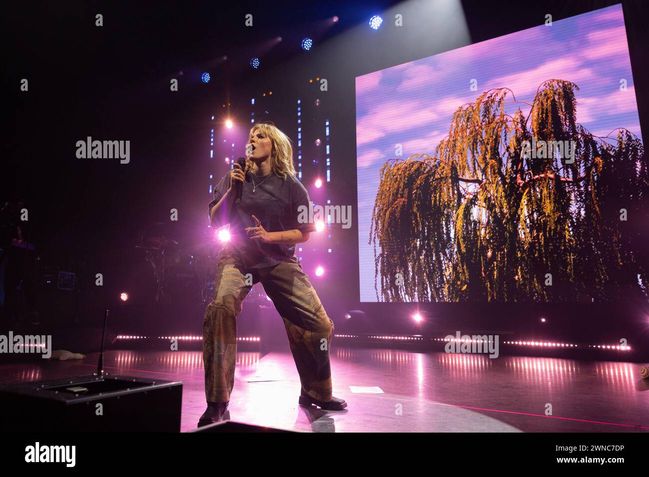 London, UK. March 1st, 2024. American singer Renee Rapp performs at the ...