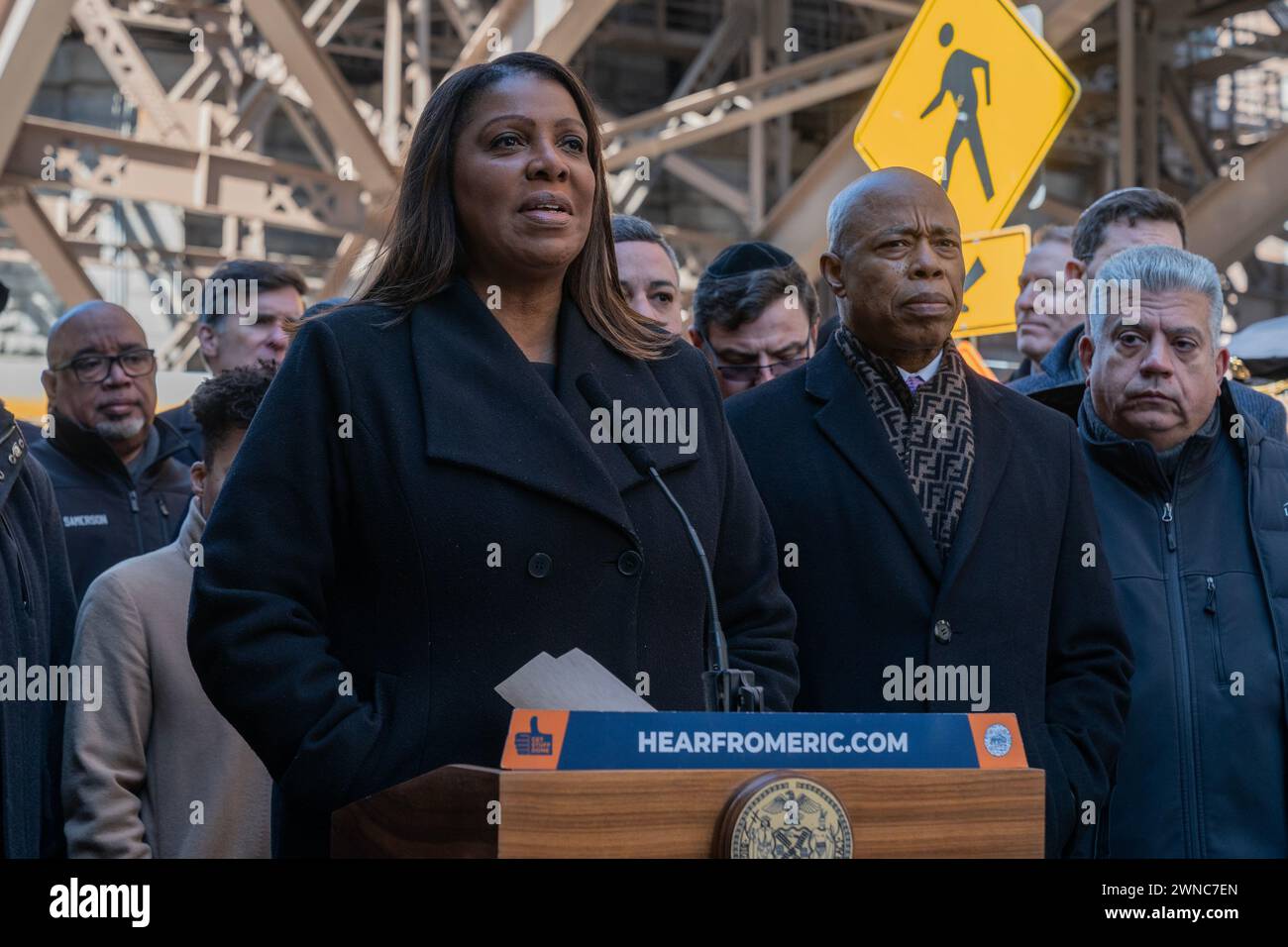 State General Attorney Letitia James speaks during 30th anniversary ...