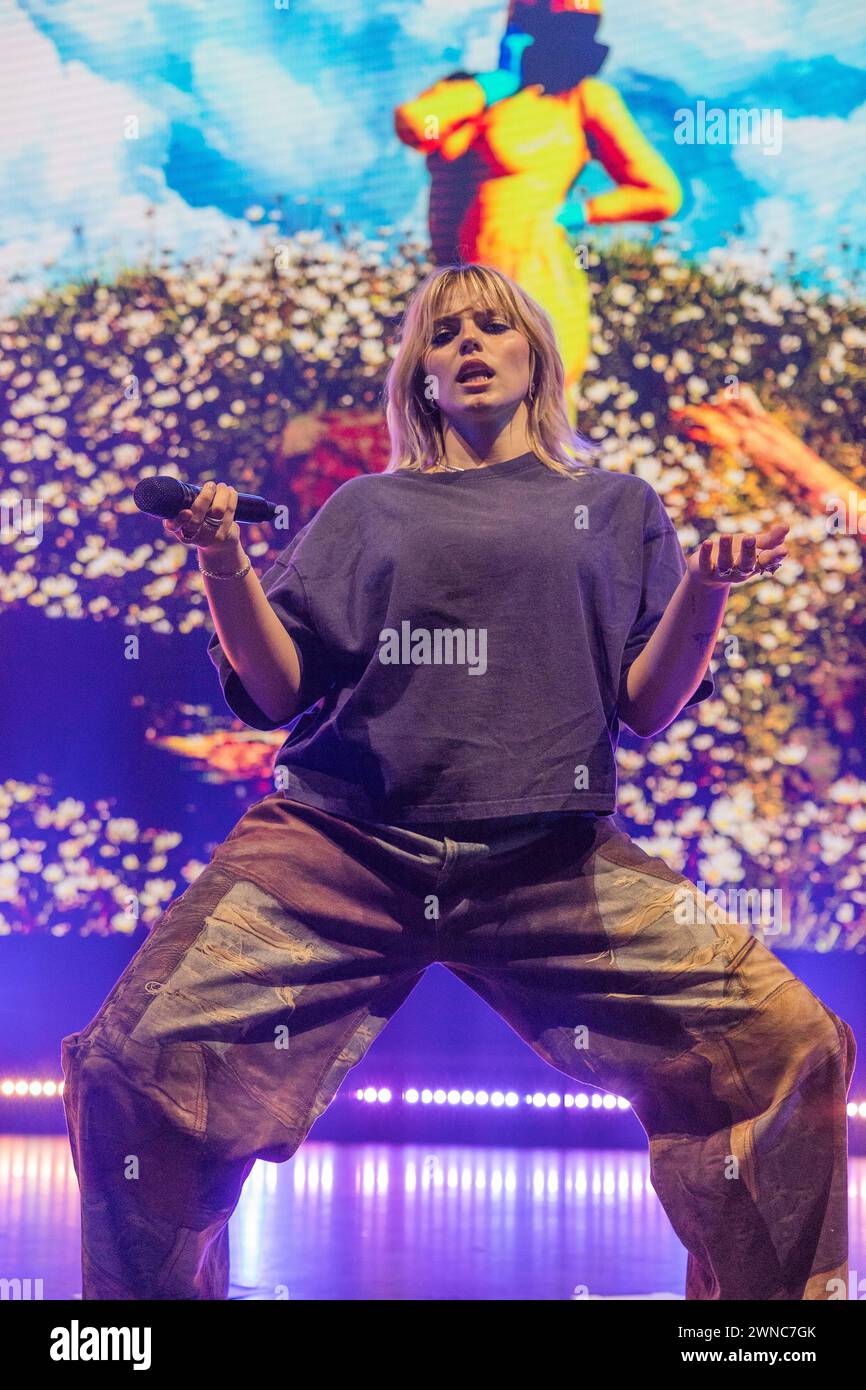 London, UK. March 1st, 2024. American singer Renee Rapp performs at the ...