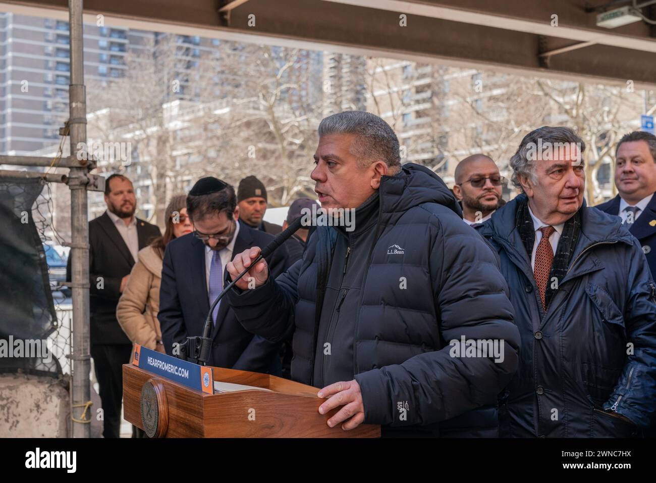 Brooklyn DA Eric Gonzalez speaks during 30th anniversary commemoration ...