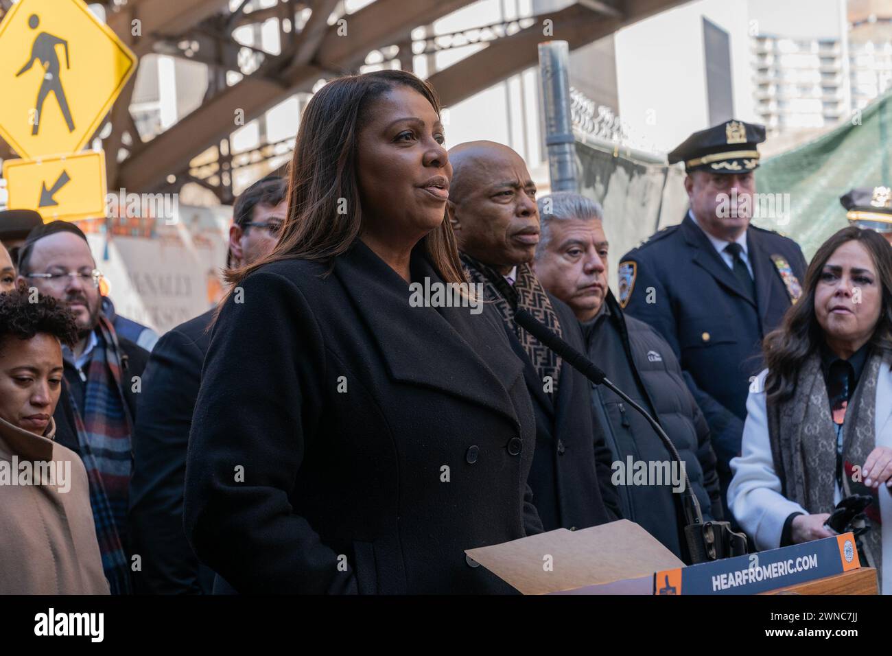 State General Attorney Letitia James speaks during 30th anniversary ...