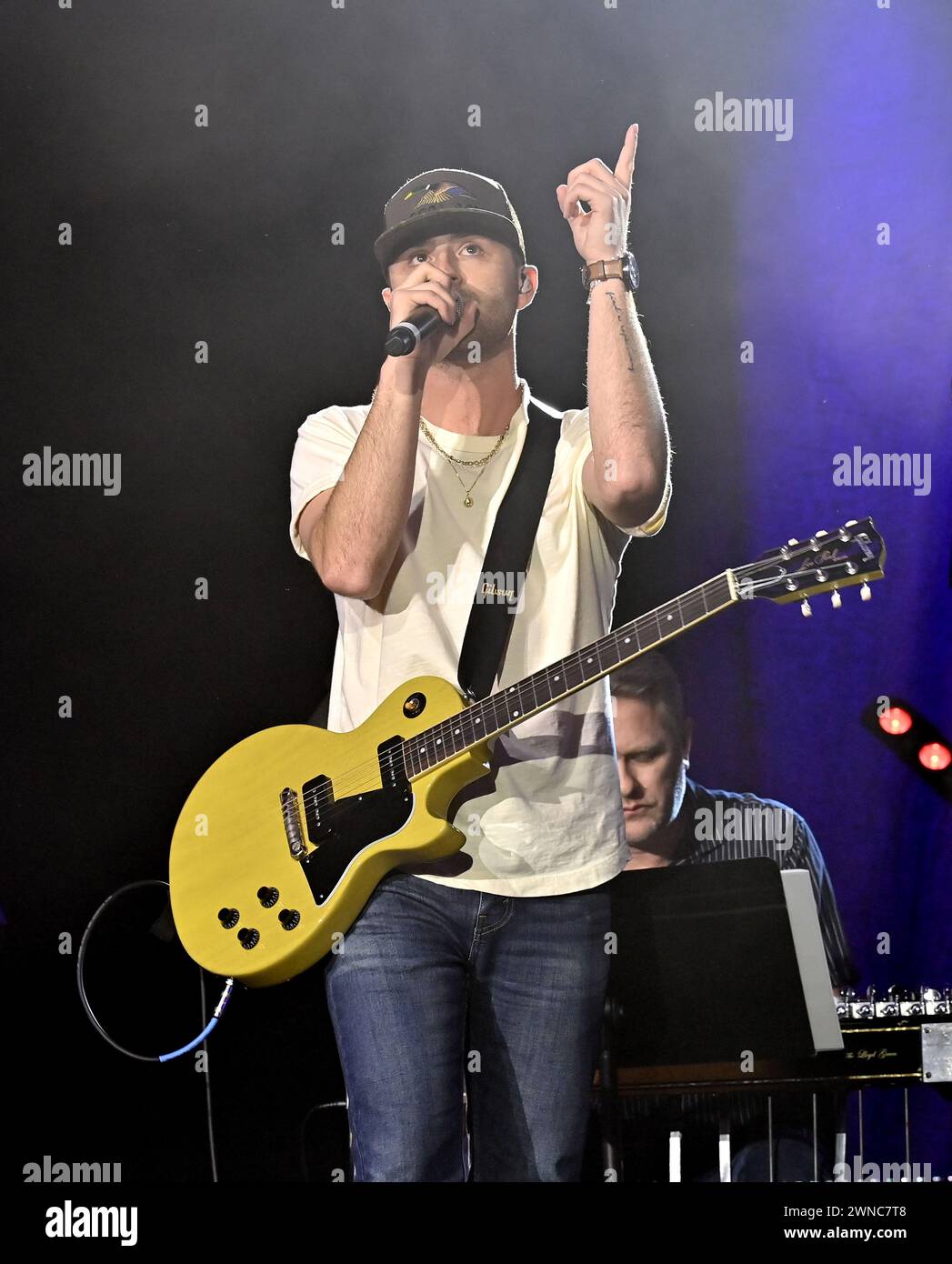 Nashville, USA. 01st Mar, 2024. Greylan James performing at the Big ...