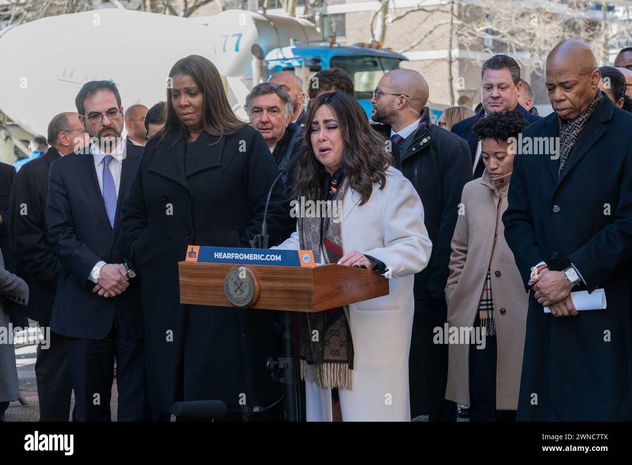 Devorah Halberstam, mother of Ari Halberstam speaks during 30th ...