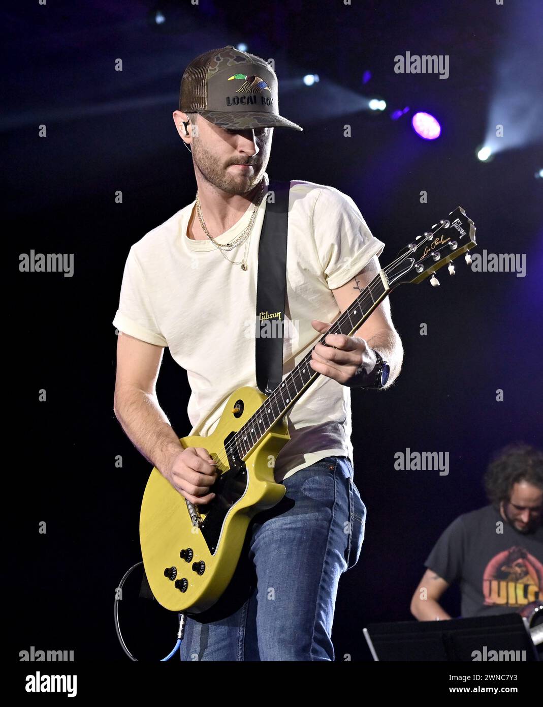 Nashville, USA. 01st Mar, 2024. Greylan James performing at the Big ...