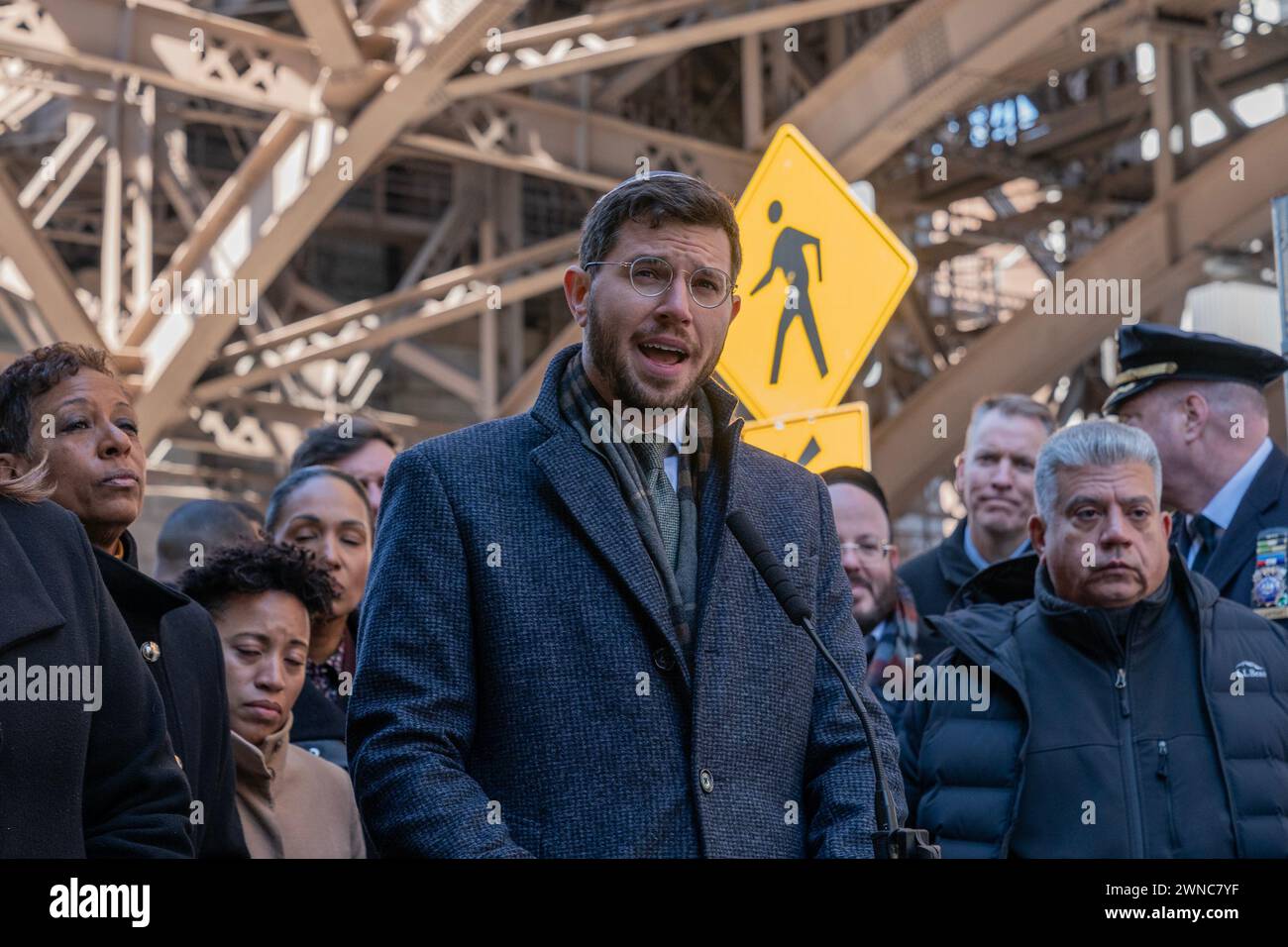 Shea Halberstam, brother of Ari Halberstam speaks during 30th ...