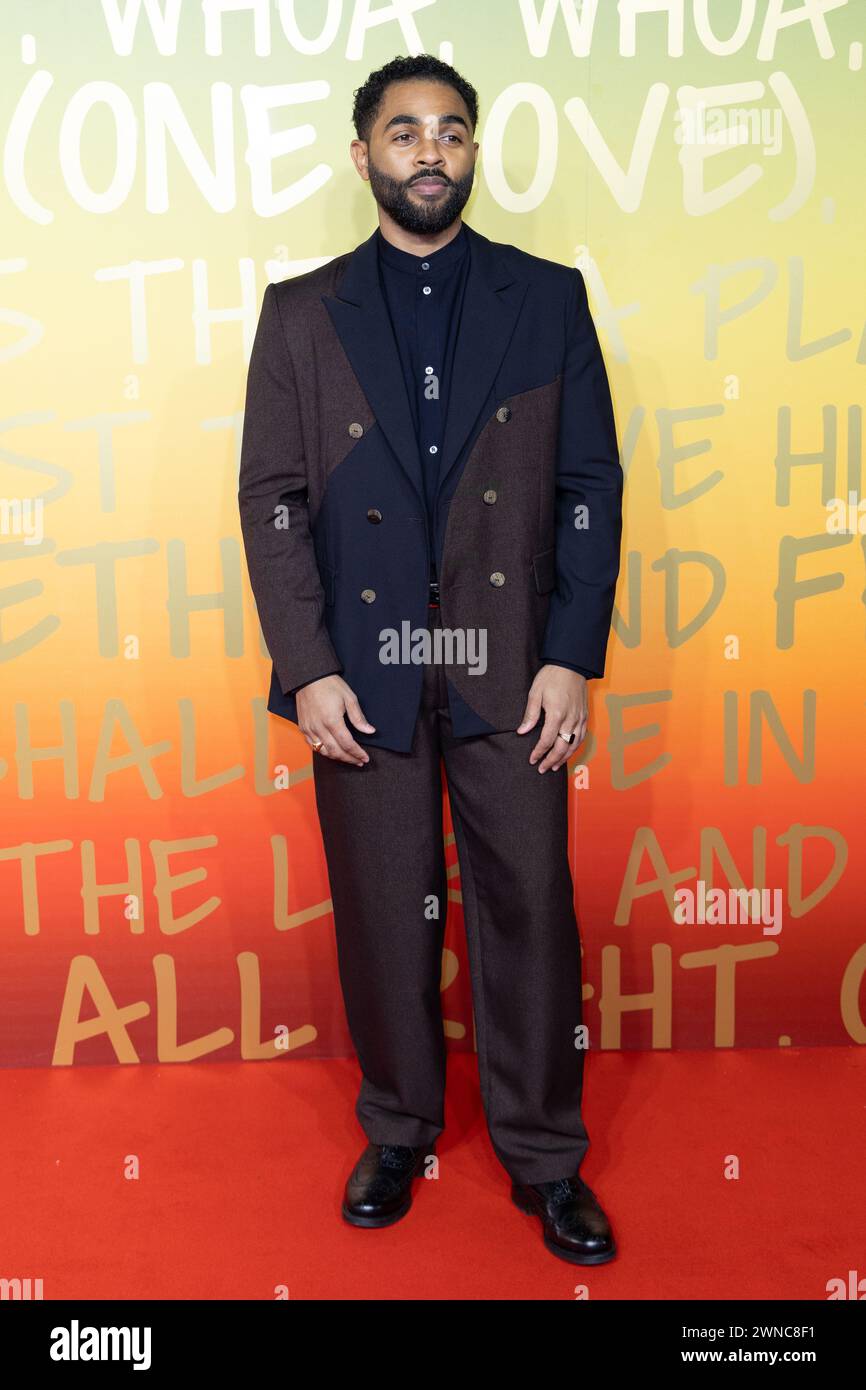 Celeb guests attend the UK Premiere of Bob Marley, One Love Featuring ...