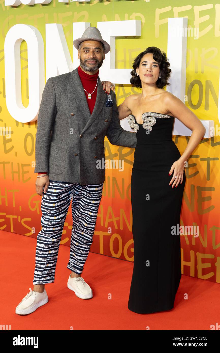 Celeb guests attend the UK Premiere of Bob Marley, One Love Featuring ...