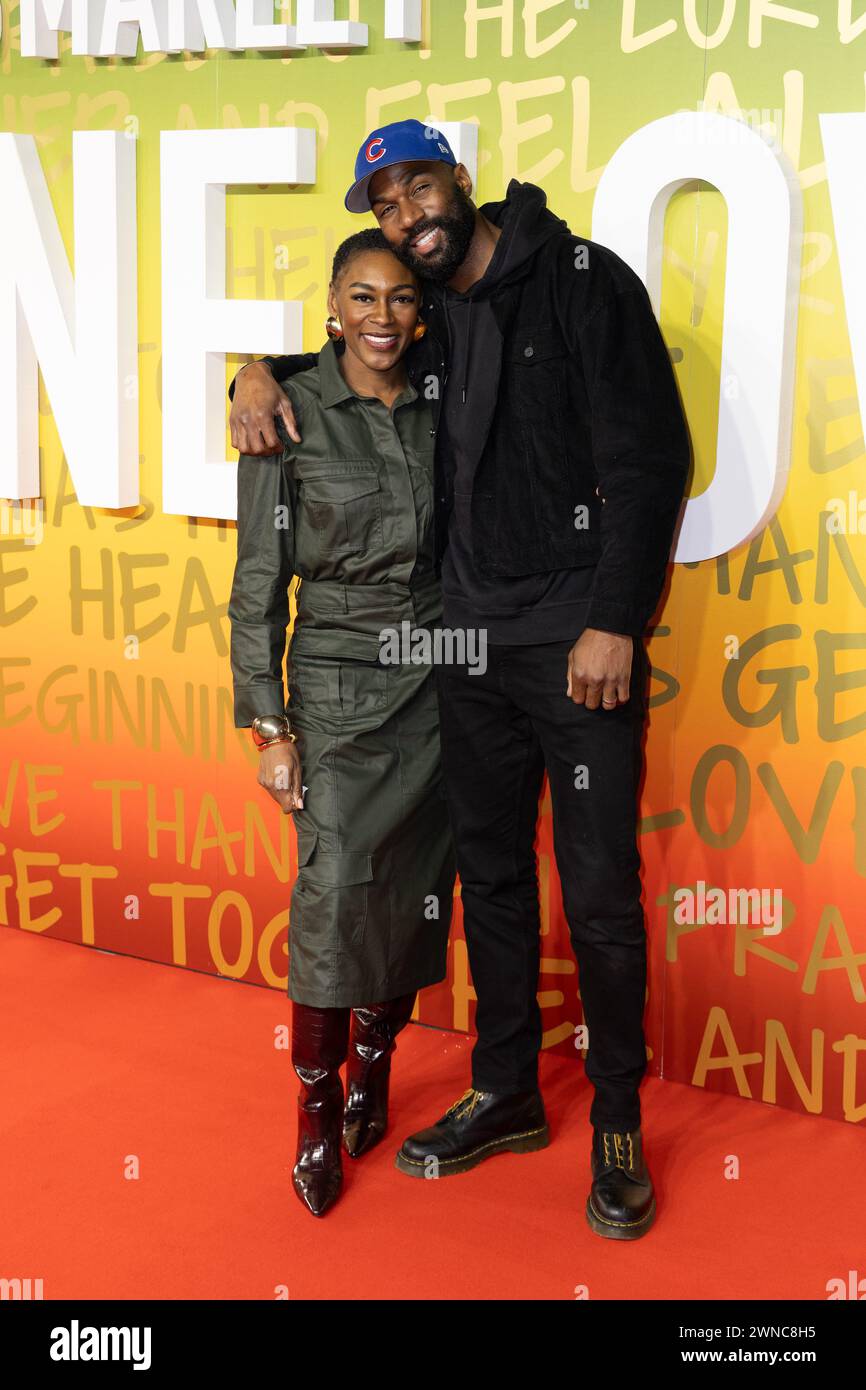 Celeb guests attend the UK Premiere of Bob Marley, One Love Featuring ...