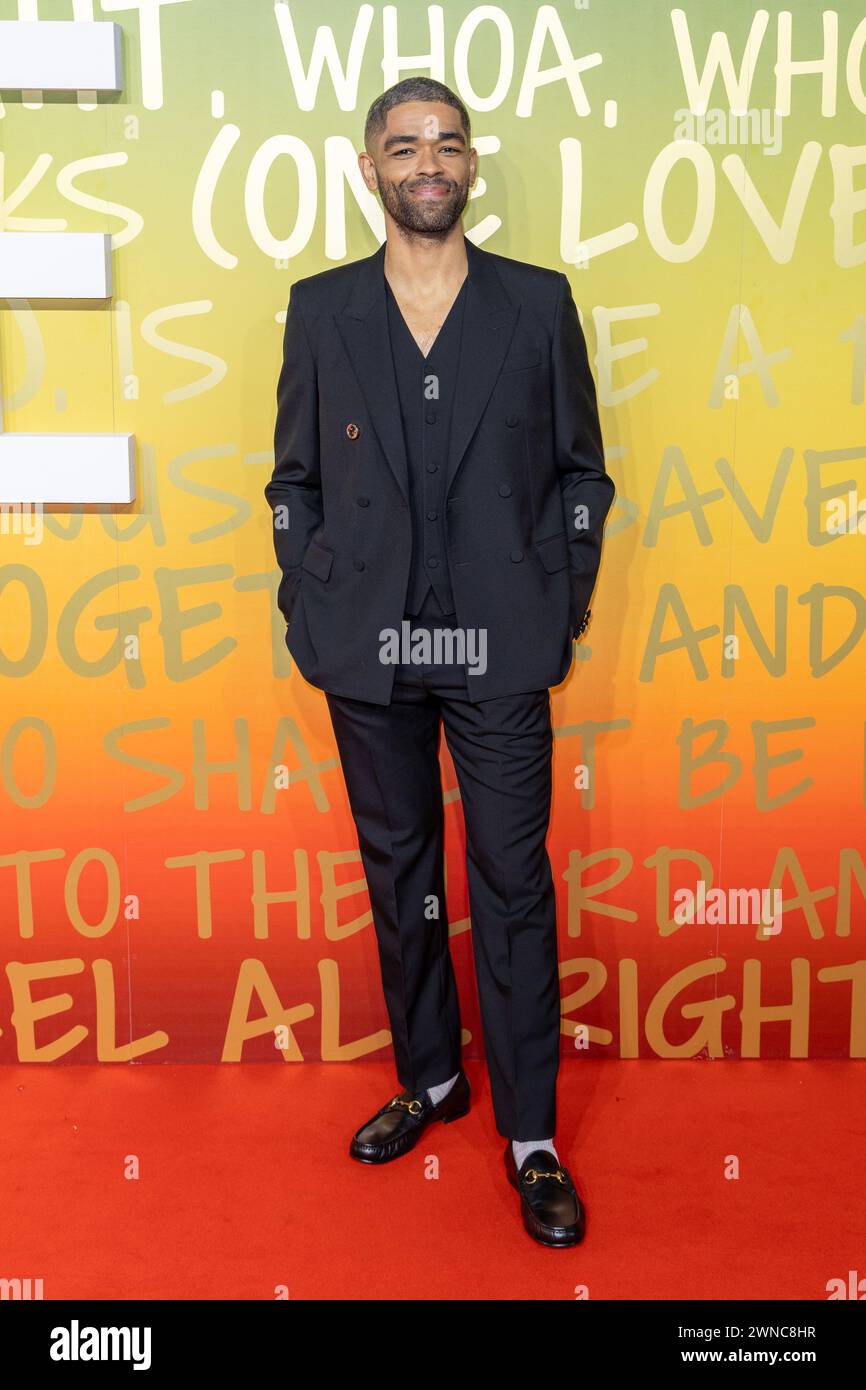 Celeb guests attend the UK Premiere of Bob Marley, One Love Featuring ...