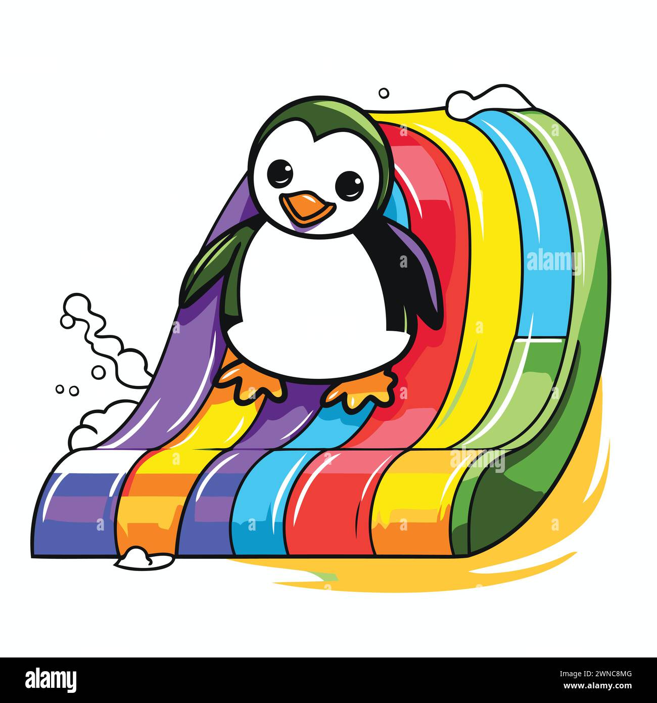 Inflatable slide Stock Vector Images - Alamy