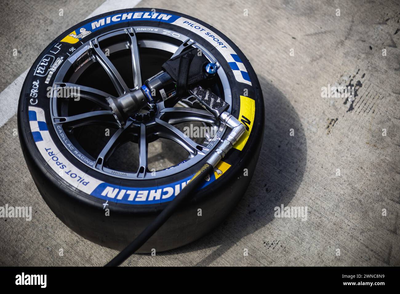 Michelin tire, ambiance, pitlane, during the Qatar Airways Qatar 1812 ...