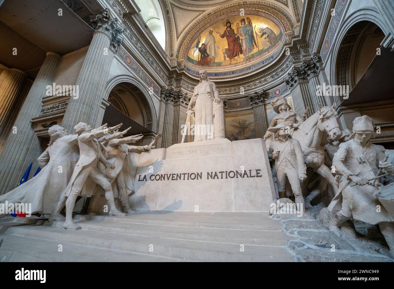 The sculpture group represents the National Convention (La Convention ...