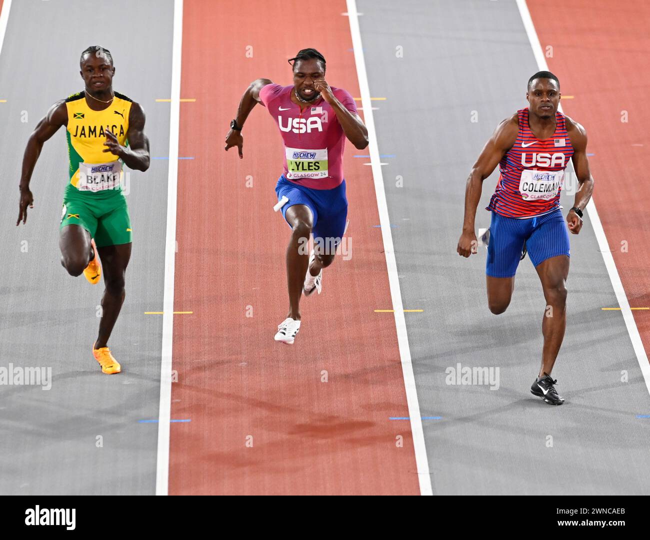 Glasgow Scotland :1–3-2024: 60M Finals C.Coleman WL 6.41 of USA ,N ...
