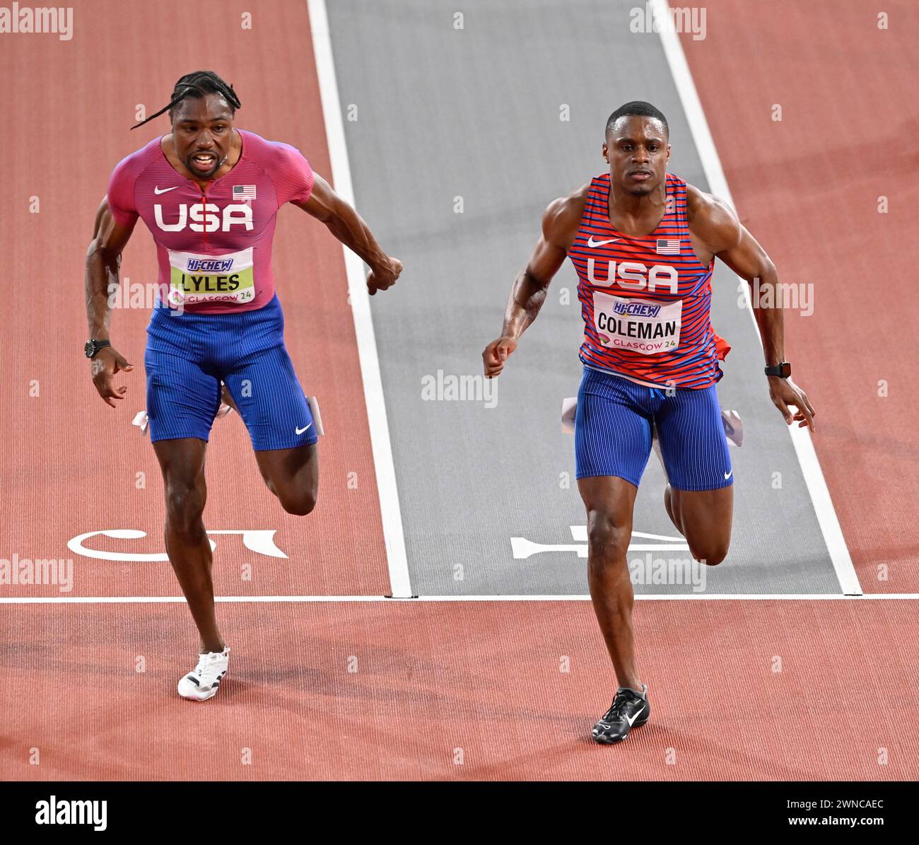 Glasgow Scotland :1–3-2024: 60M Finals C.Coleman WL 6.41 of USA ,N ...