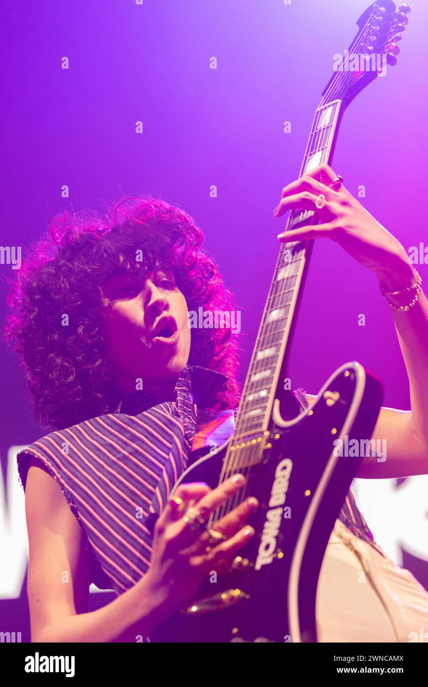 London, UK. March 1st, 2024. Singer Towa Bird performs at the Eventim ...