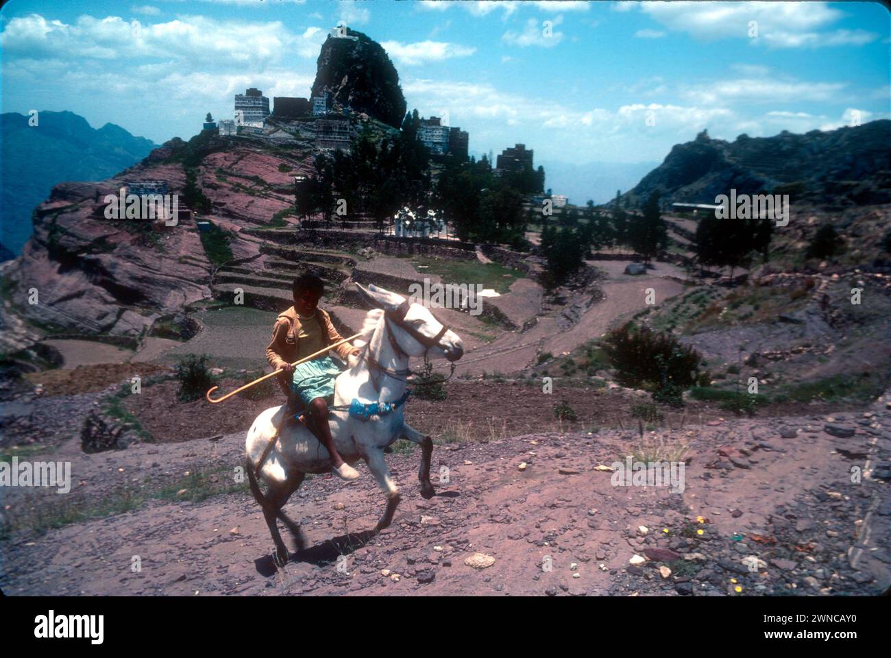Village of al-Hoteib in Yemen has Tayyibi MustaʿIsmaili shrines. scene ...