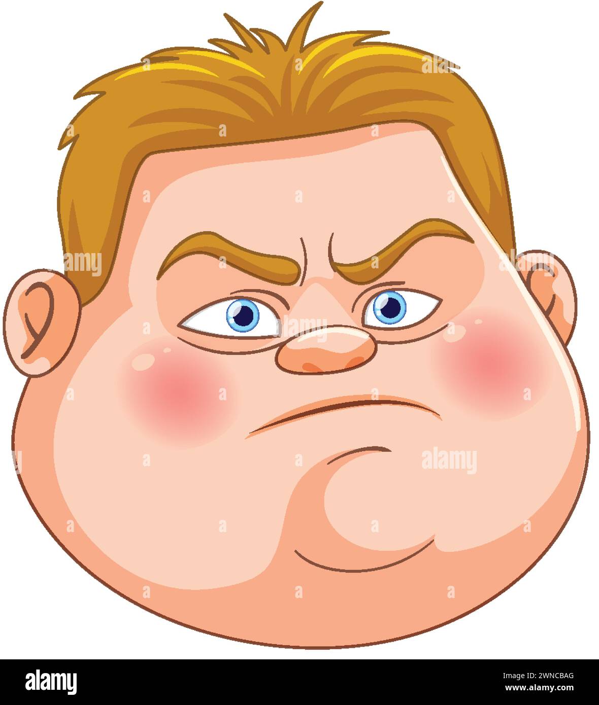 Annoyance vector vectors hi-res stock photography and images - Alamy
