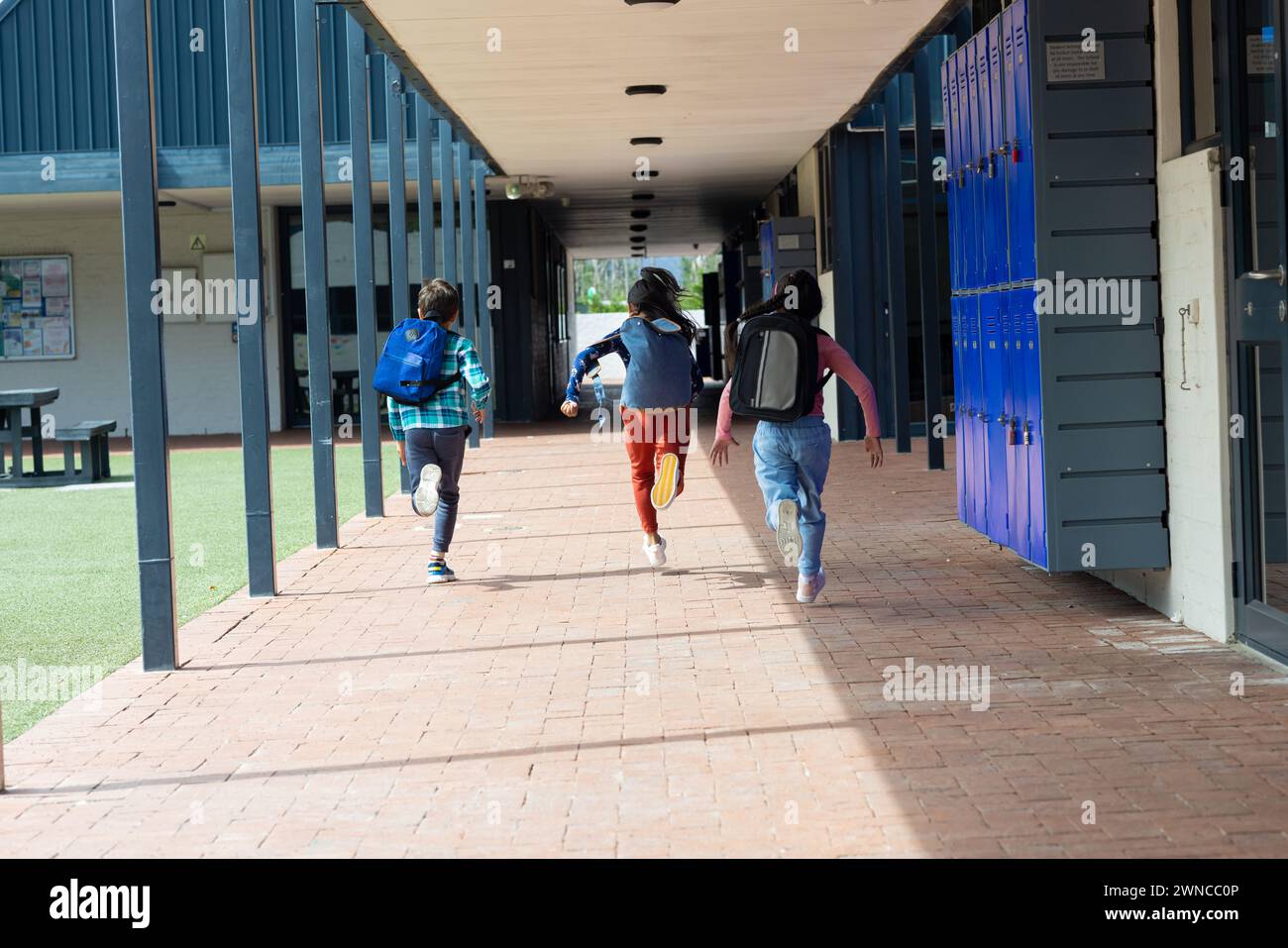 Children running around classroom hi-res stock photography and images ...