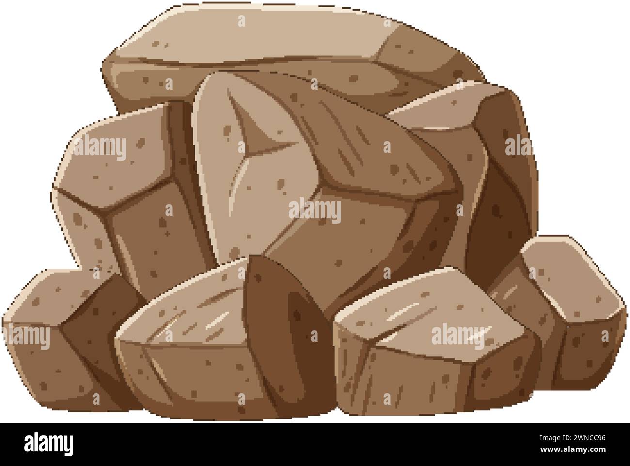 Sedimentary rocks Stock Vector Images - Alamy