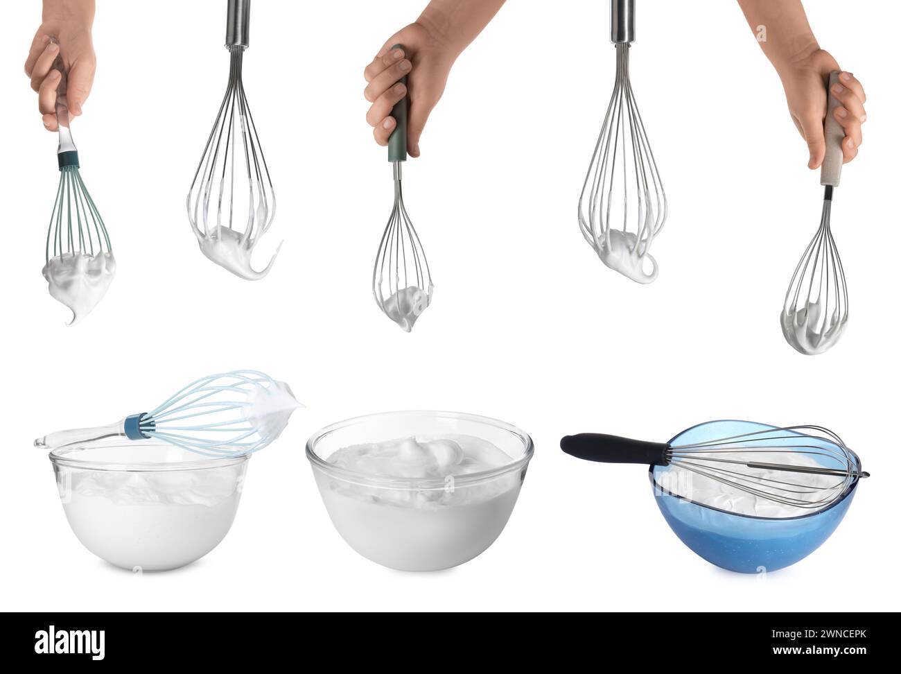 Person hand whisks whipping cream hi-res stock photography and images ...