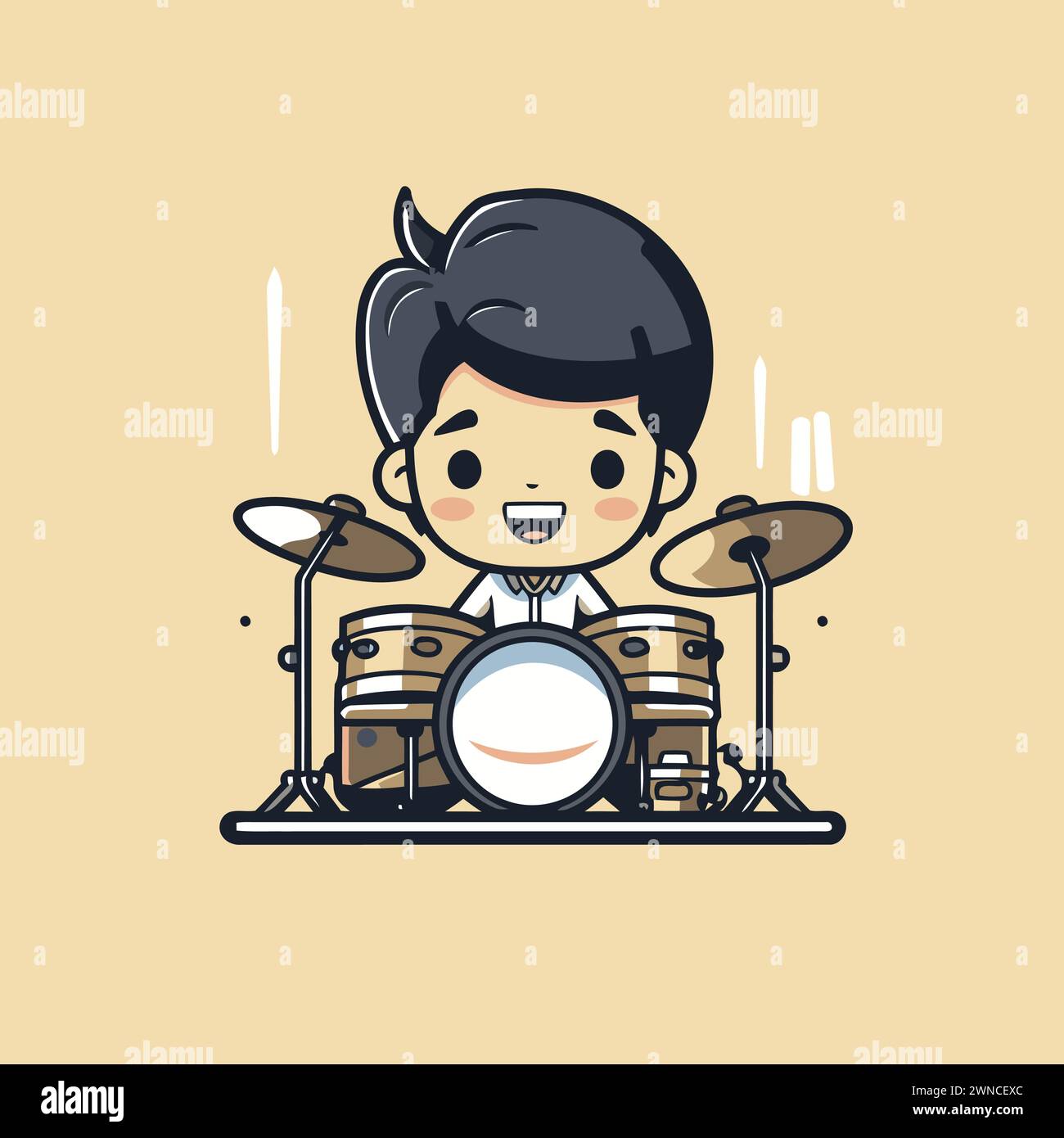 Drummer boy Stock Vector Images - Alamy