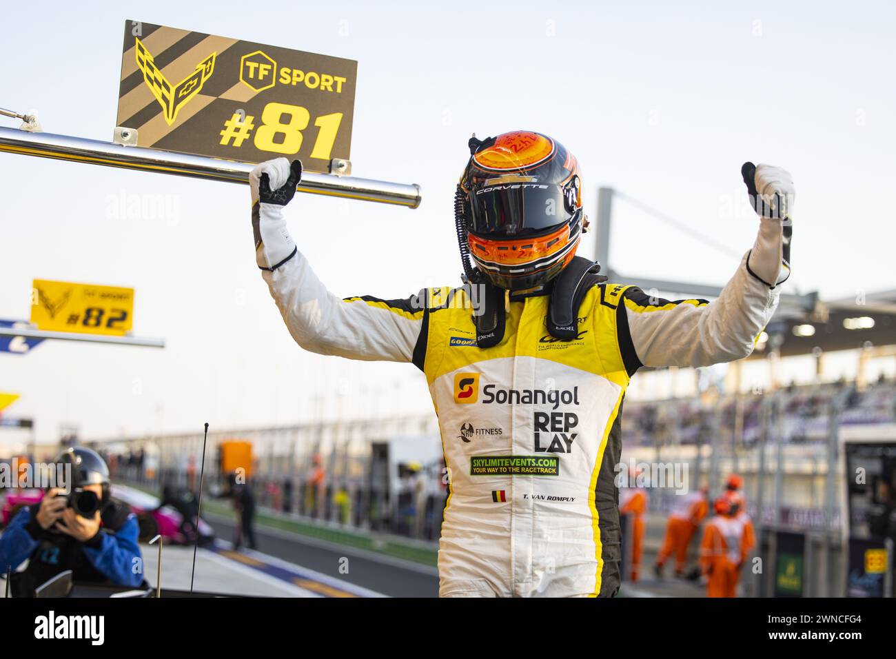 VAN ROMPUY Tom (bel), TF Sport, Corvette Z06 GT3.R, portrait during the ...